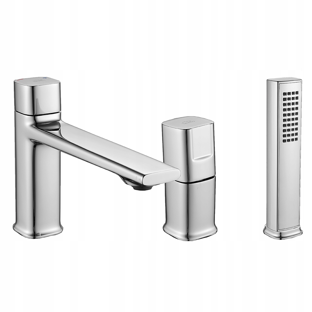 Tores - bateria wannowa stojąca 3-otworowa , Laveo , chrom (BVT 013D ... Tores - bateria wannowa stojąca 3-otworowa , Laveo , chrom (BVT 013D ...