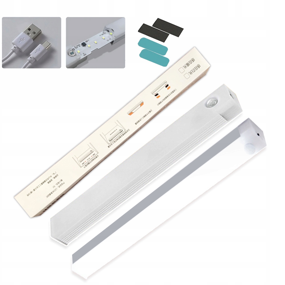 LISTWA LED PODSZAFKOWA KUCHENNA Z CZUJNIKIEM RUCHU ZMIERZCHU LAMPKA ...