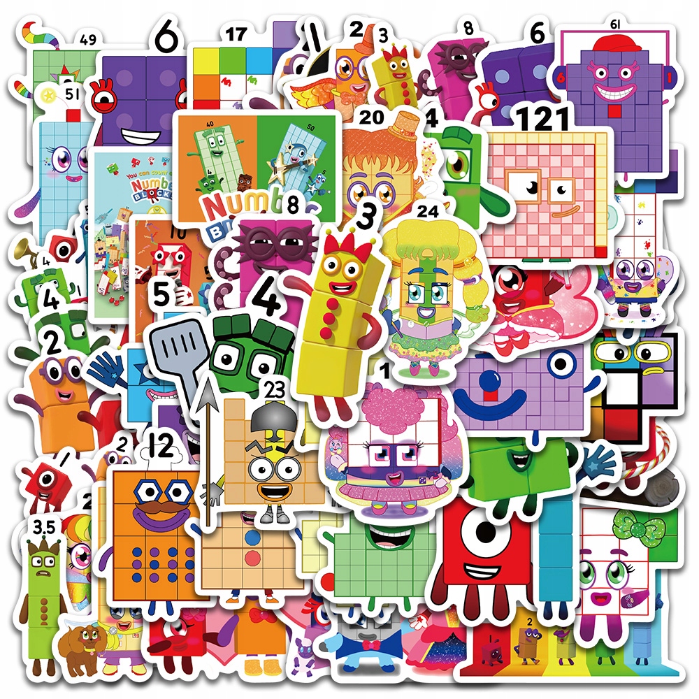 Numberblocks Naklejki - Niska cena na Allegro.pl