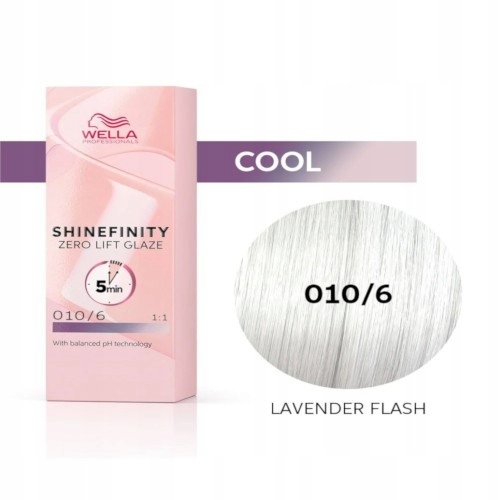 WELLA SHINEFINITY 010/6 LAVENDER FLASH 60 ml (4064666717869) • Cena ...