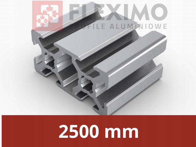 Profil aluminiowy konstrukcyjny 20x40 [rowek 6 mm] FB - odcinek 2500 mm ...