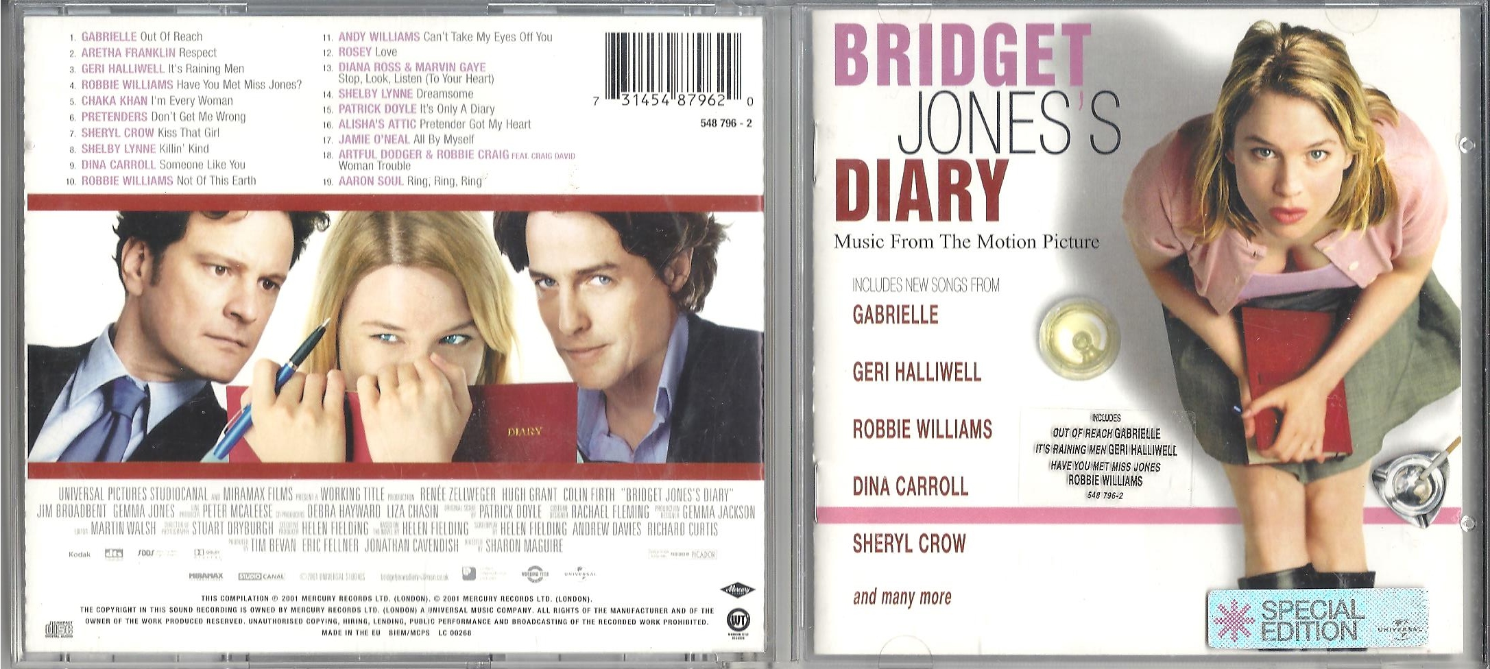 CD SOUNDTRACK - BRIDGET JONES DIARY 15346253843 - Sklepy, Opinie, Ceny ...