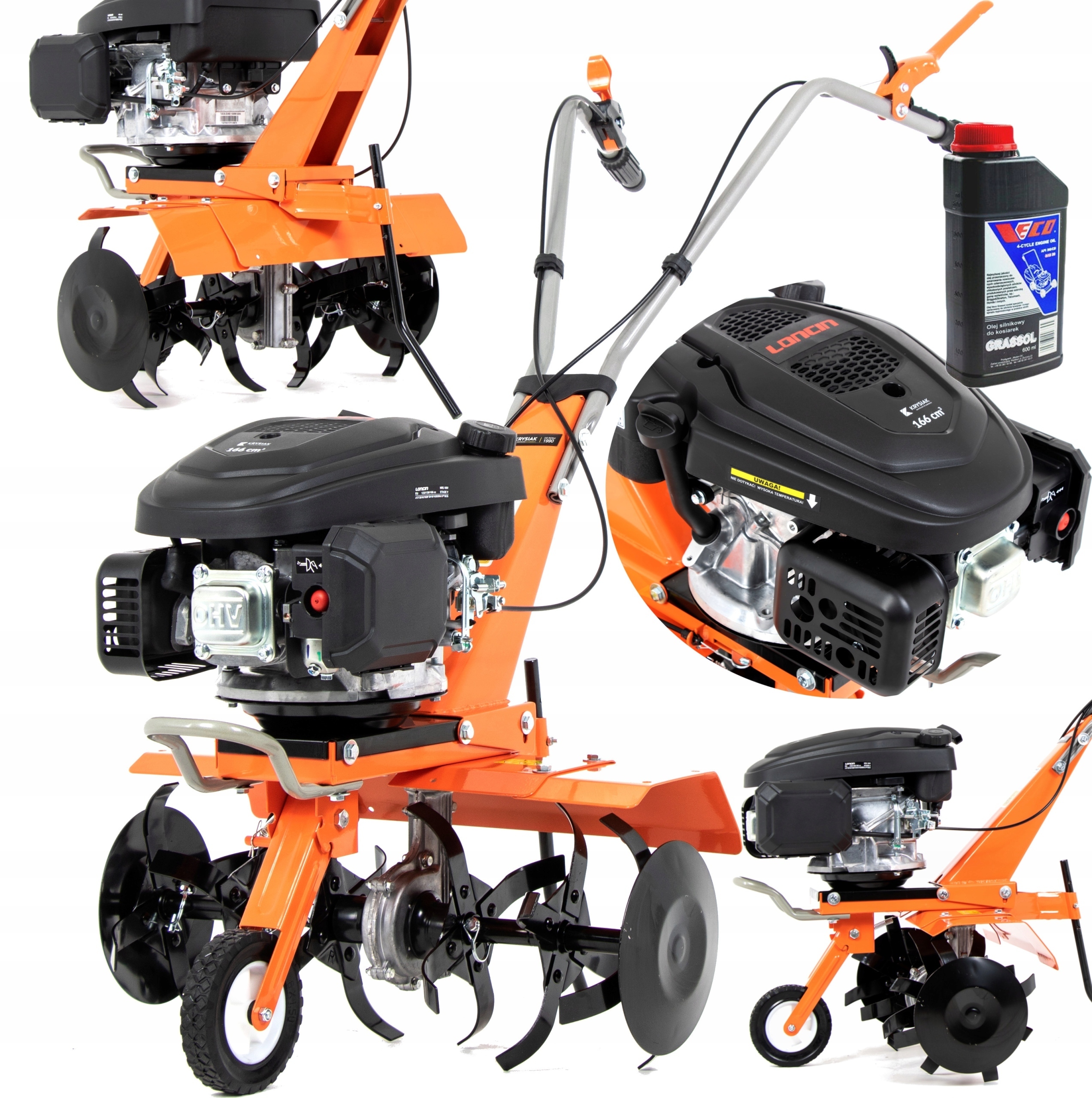 KULTYWATOR GLEBOGRYZARKA SPALINOWA DO GLEBY ZIEMI LONCIN 5KM 36 - 60 cm (5903357107987) • Cena ...