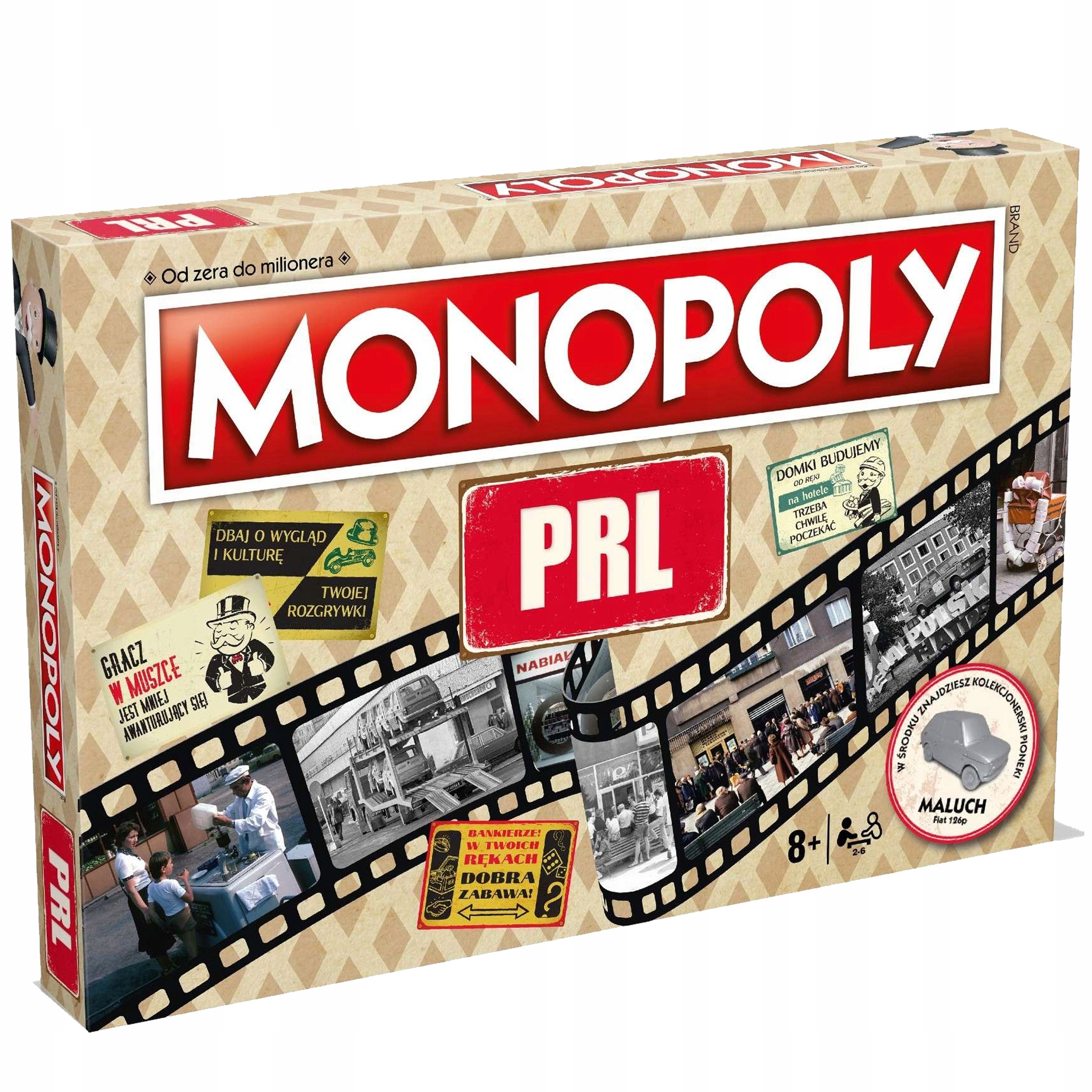 GRA MONOPOLY EDYCJA PRL GRA TOWARZYSKA WINNING MOVES 35423 - Stan: nowy ...