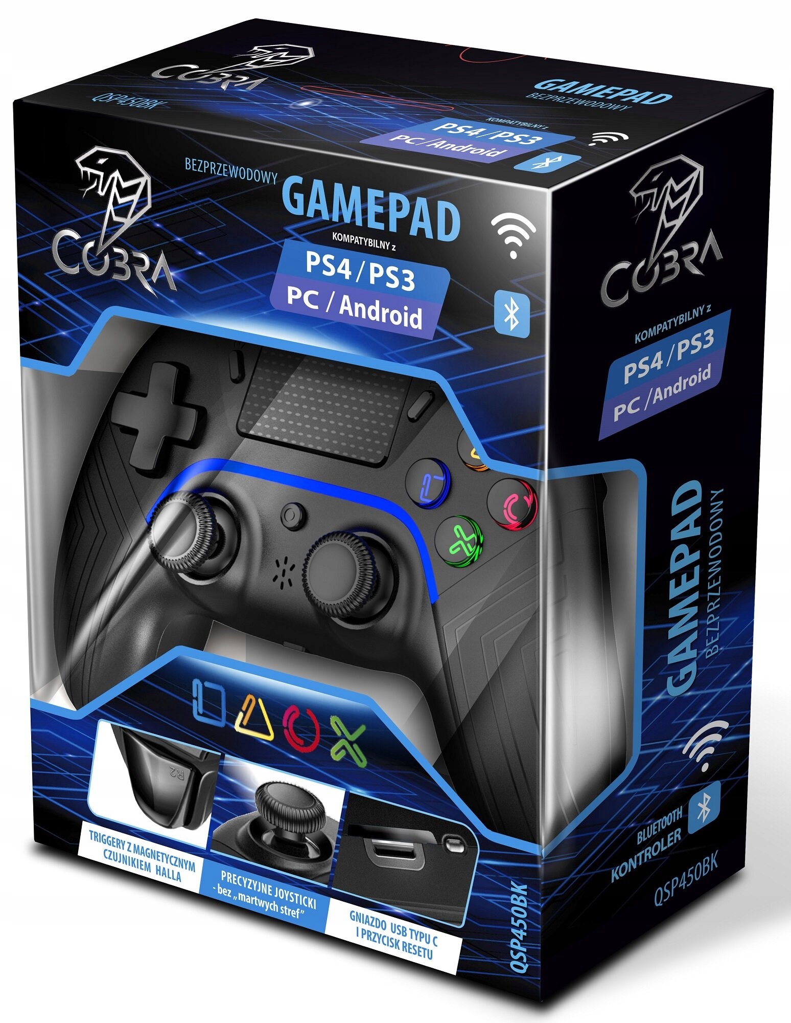 Kontroler COBRA QSP450BK Czarny - Sklep, Opinie, Cena w Allegro