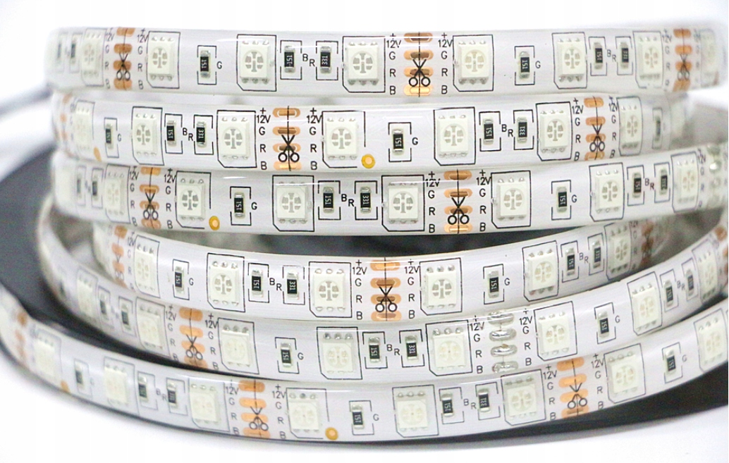 Taśma LED PASEK LED RGB SMD 5050 30 7,2 W 5m IP20 (5902216722576 ...