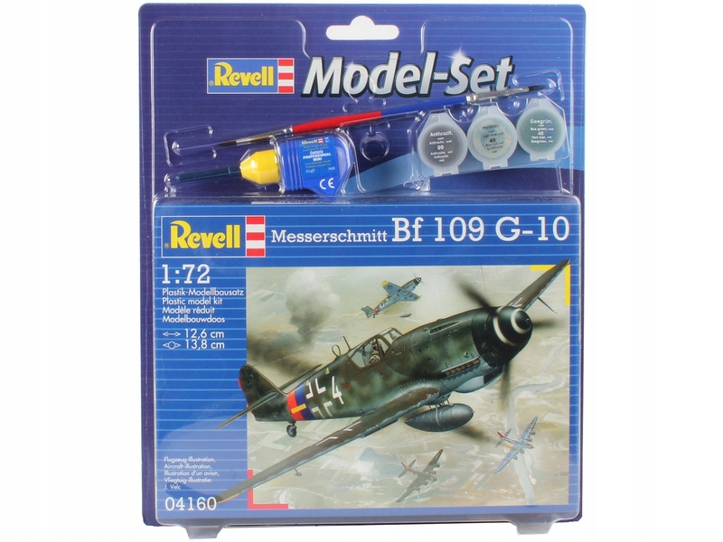 Samolot REVELL Model Set Messerschmitt BF-109 G-10 64160 (4009803641607) • Cena, Opinie ...