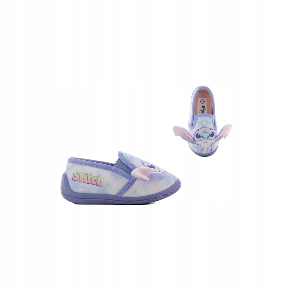 STITCH Tenisky Baleríny nazouvací lehké dětské s oušky R24 - Allegro