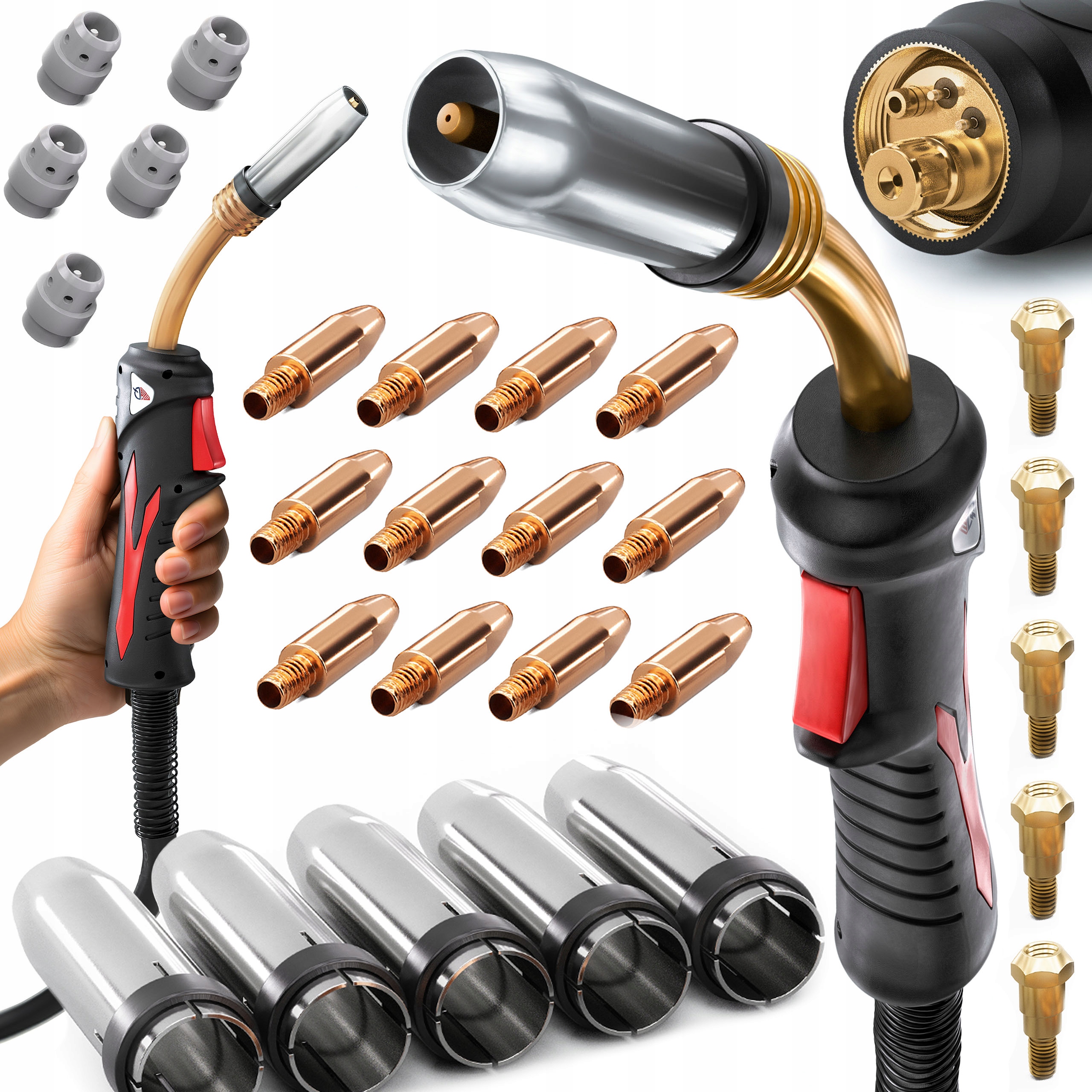 UCHWYT SPAWALNICZY MB24 MIG MAG 24 4m PALNIK EURO (154-10-100004495 ...