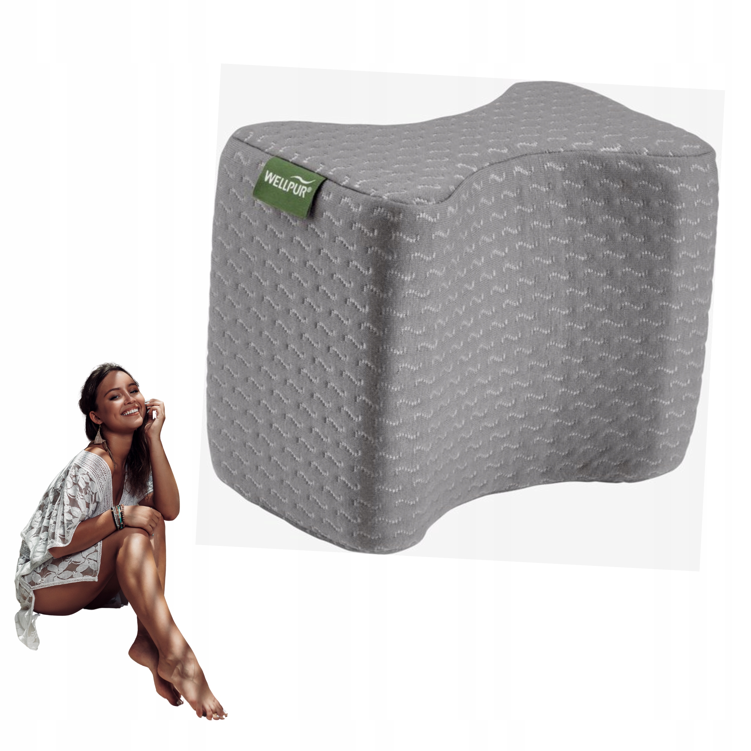 PODUSZKA POD NOGI KOLANA WELLPUR ORTOPEDYCZNA ZDROWOTNA OMMANE PREZENT ...