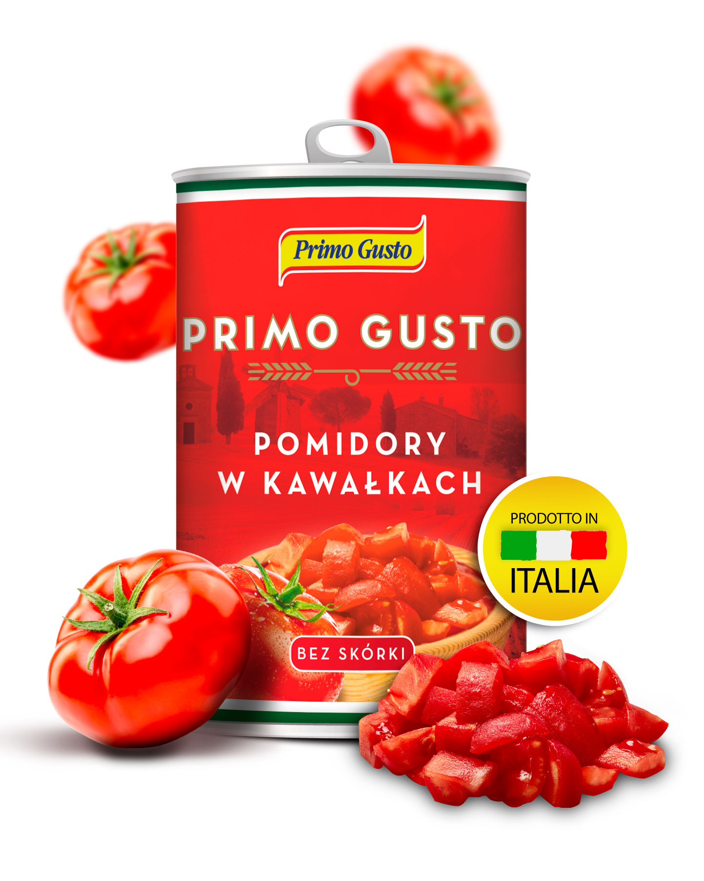 Primo Gusto Pomidory w kawałkach bez skórki 400 g (5201193798216 ...