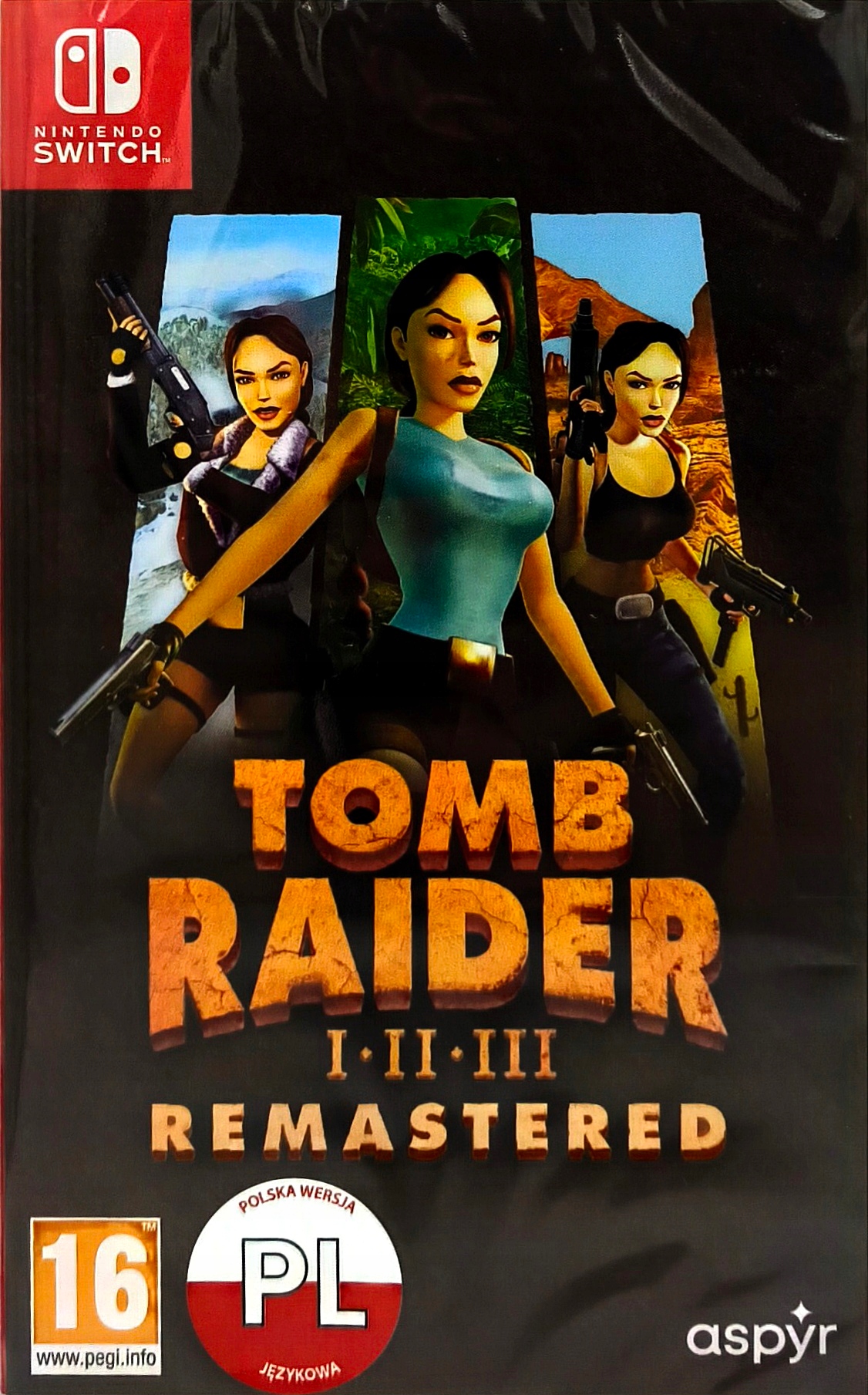 Tomb Raider I-III Remastered Starring Lara Croft Nintendo Switch ...