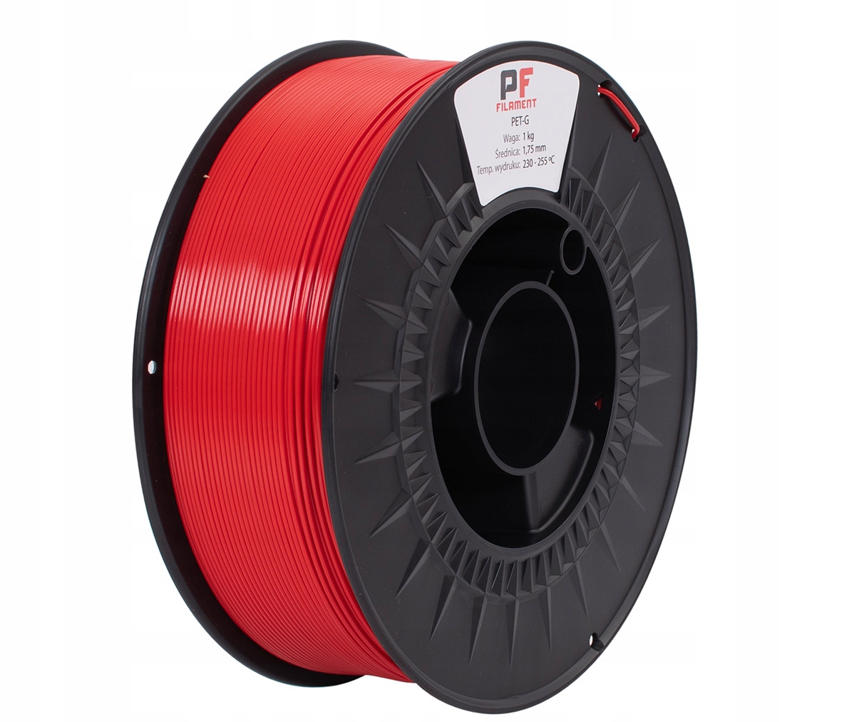 Filament PETG PF 1,75 mm 1000 g czerwony • Opinie - Allegro
