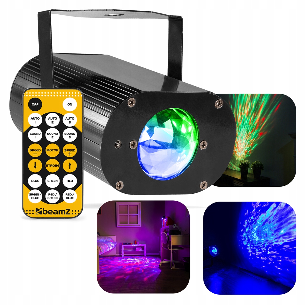 Efekt świetlny LED RGB fali wodnej Strobo pilot - Sklep, Opinie, Cena w ...