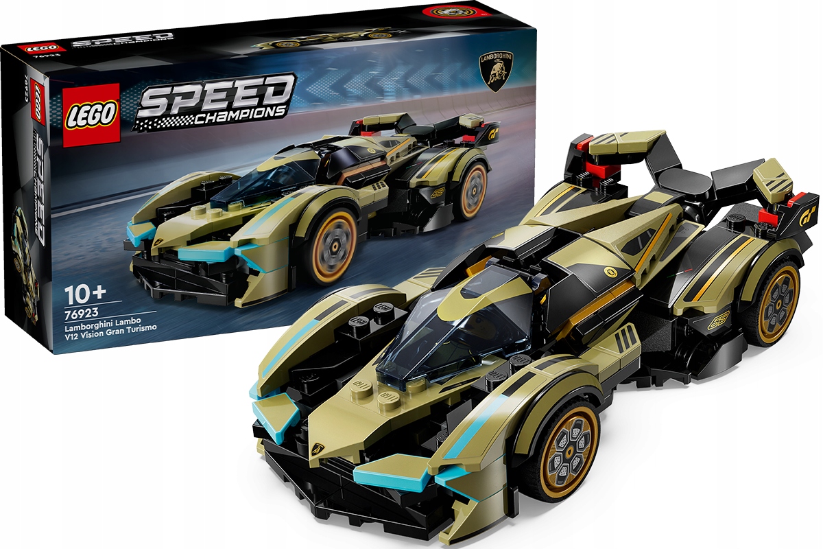 LEGO SPEED CHAMPIONS 76923 GRAN TURISMO LAMBORGHINI LAMBO V12 VISION GT ...