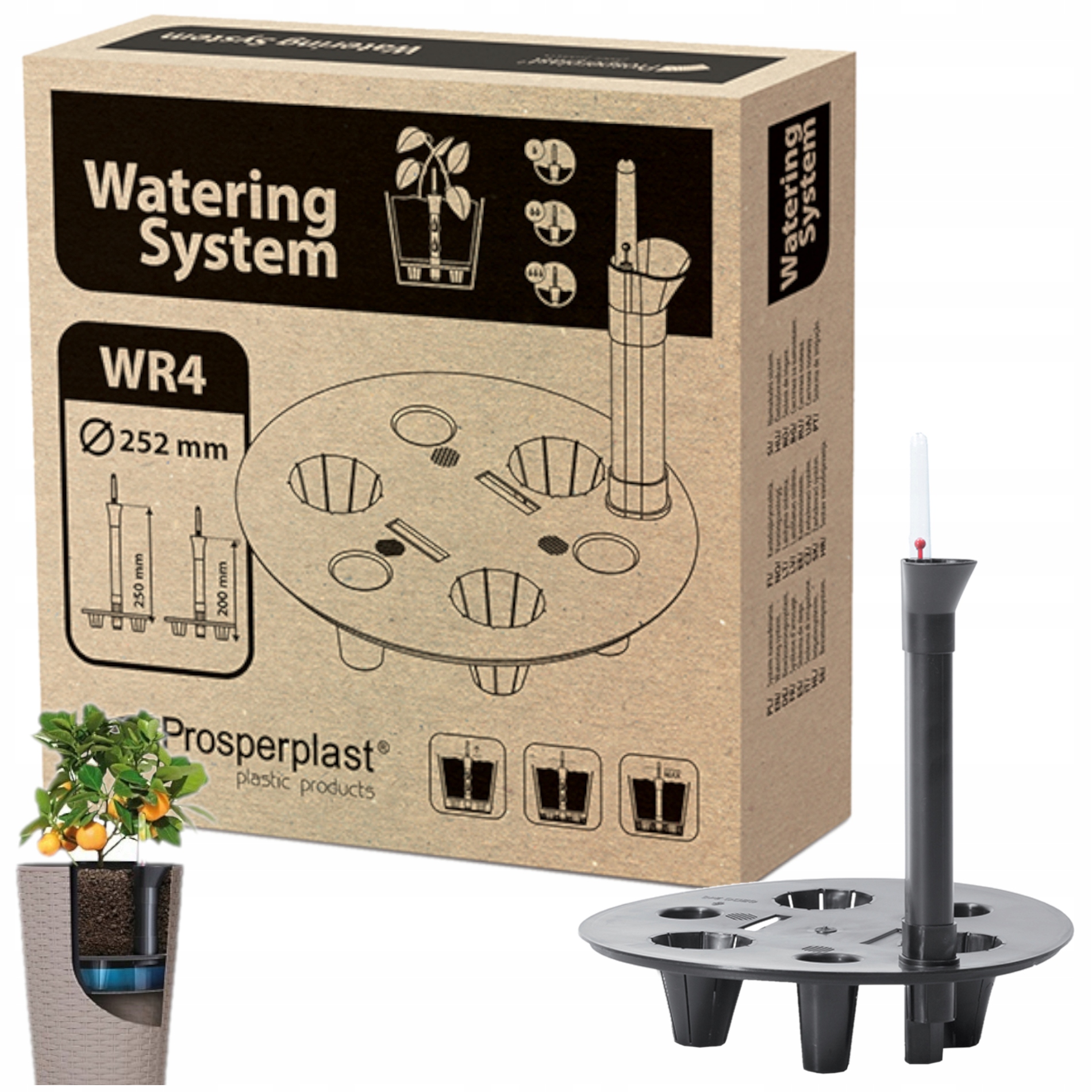 System nawadniający WR4 do doniczek TUBUS, RATO (5905197568775) • Cena ...