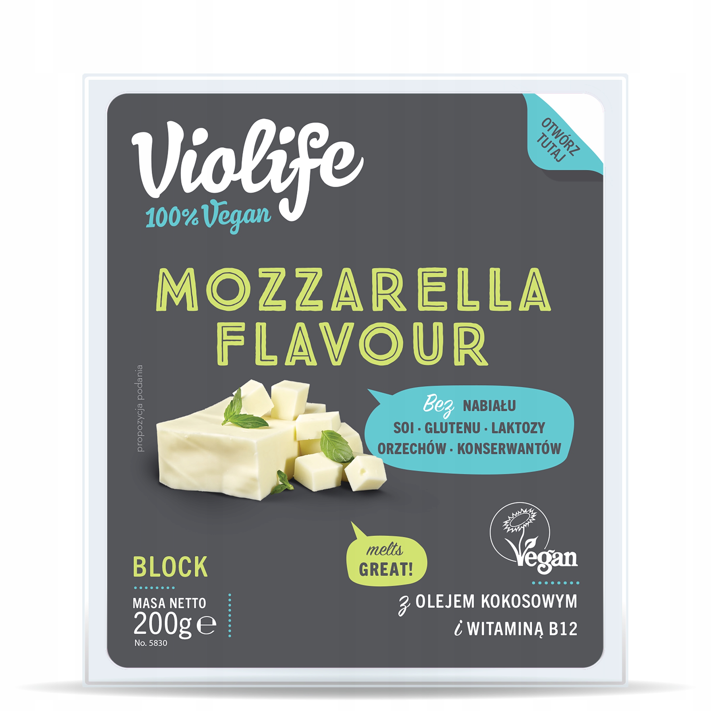 Violife mozzarella 200g 11441788418 - Allegro.pl