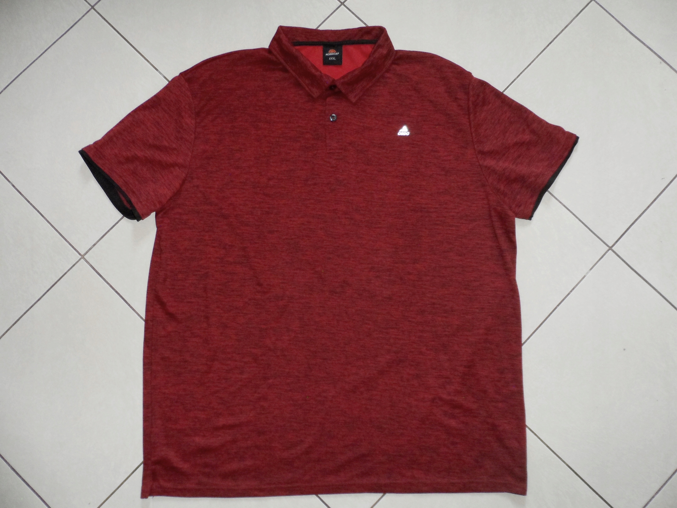 NORDCAP NOWA CIEMNO CZERWONA POLO KOSZULKA r XXXL • Cena, Opinie • Koszulki polo 17771424954 ...