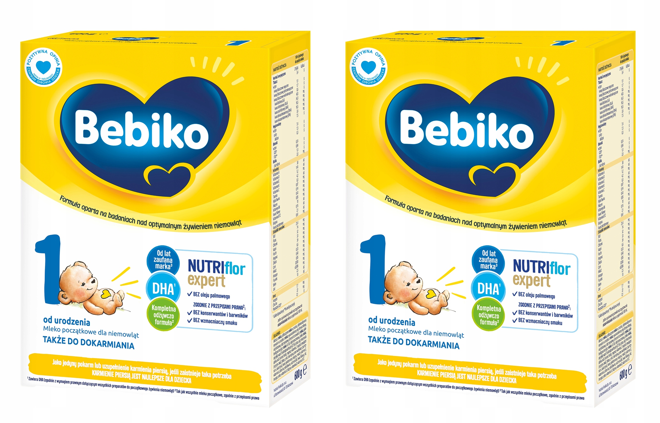 Mleko modyfikowane Bebiko NutriFlor 1 2x600 g 12388222000 - Allegro.pl Mleko modyfikowane Bebiko NutriFlor 1 2x600 g 12388222000 - Allegro.pl