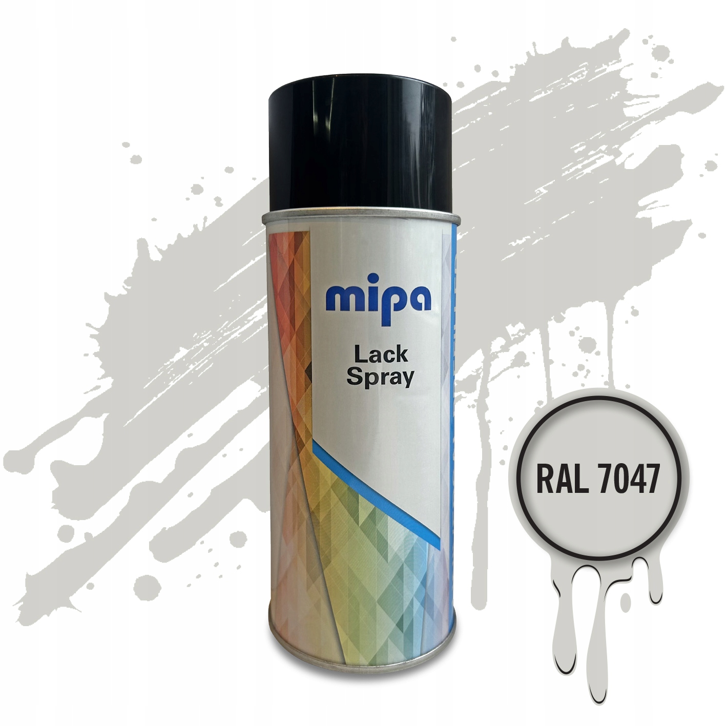 RAL 7047 Lakier Mat NITROAKRYL do metalu, drewna Spray 400 ml ...