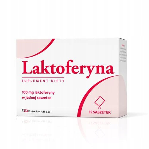 Suplement diety Pharmabest Laktoferyna saszetki 15 szt. (5903111160050) • Cena, Opinie • Układ ...