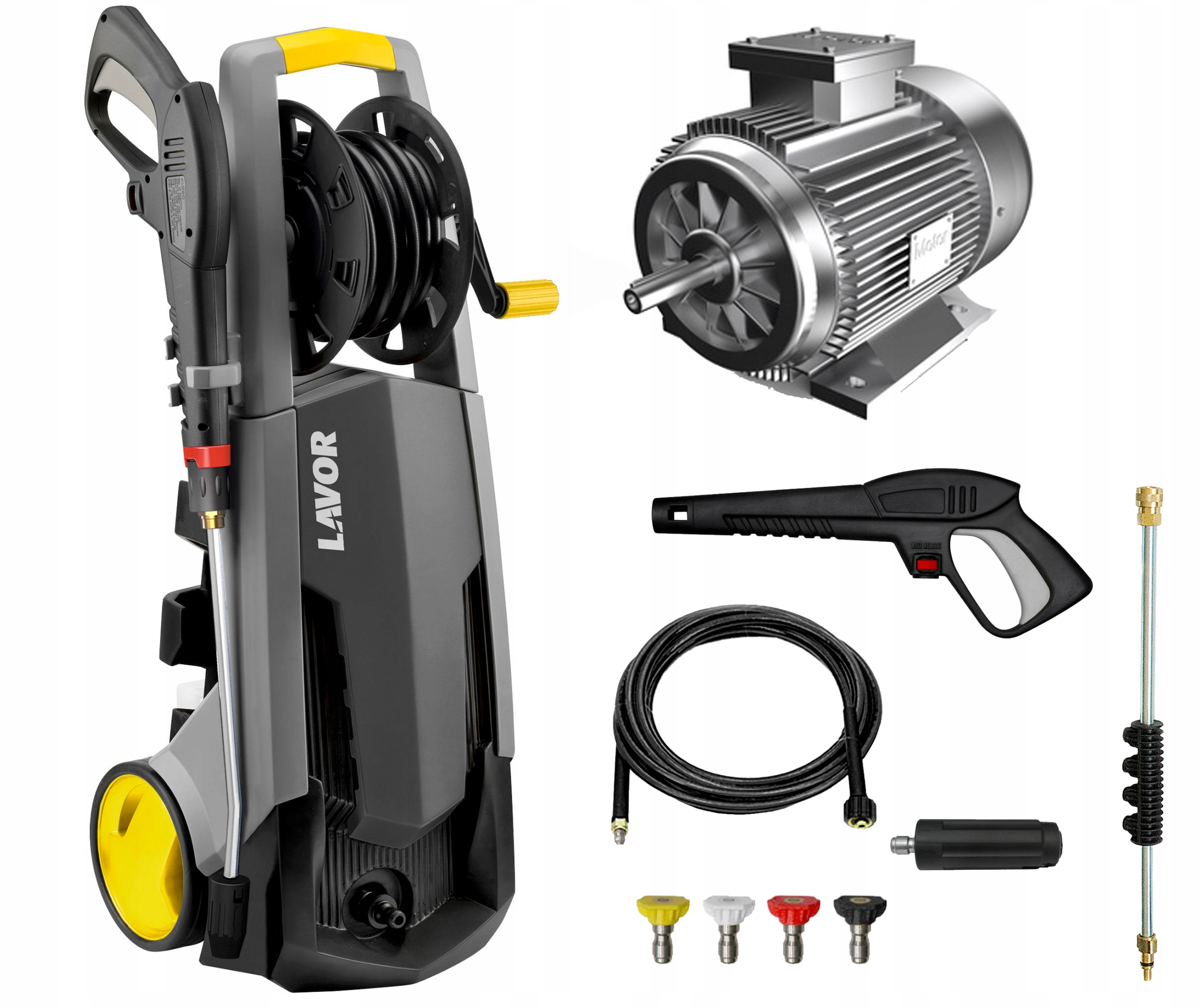 Myjka ciśnieniowa z silnikiem - Niska cena na Allegro.pl