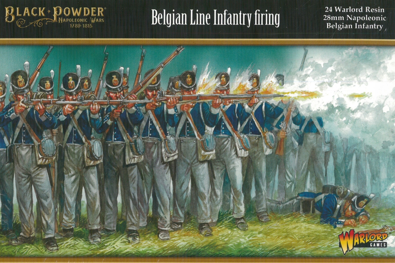 Black Powder Napoleonic Wars Belgian Infantry Firing - Stan: nowy 119 ...