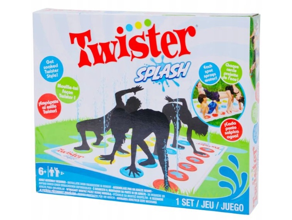 Twister Splash Gra Hasbro Wersja Ogrodowa 6+ • Cena, Opinie - Allegro