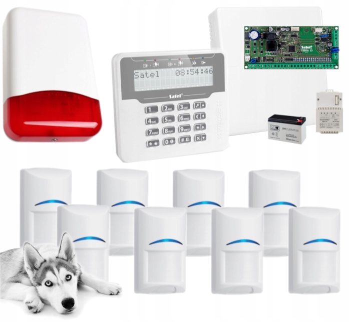 SYSTEM ALARMOWY SATEL Versa 10 8 CZUJEK BOSCH Pet • Cena, Opinie ...