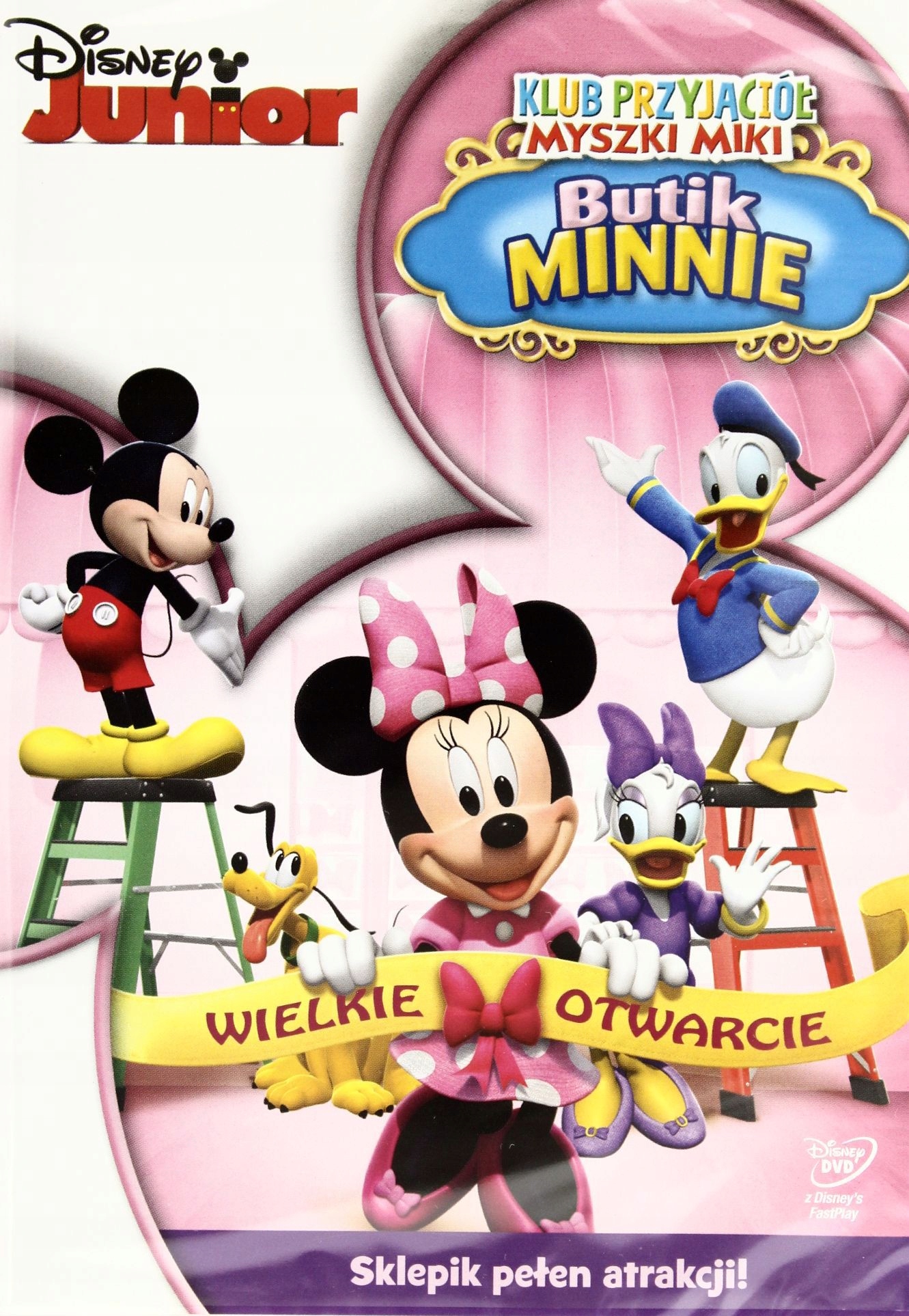 Klub przyjaciół Myszki Miki. Butik Minnie płyta DVD • Cena, Opinie - Allegro