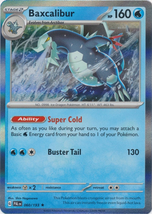 Baxcalibur - 060/193 - Holo Rare Pokemon - Stan: Nowy 8.75PLN - Sklepy ...