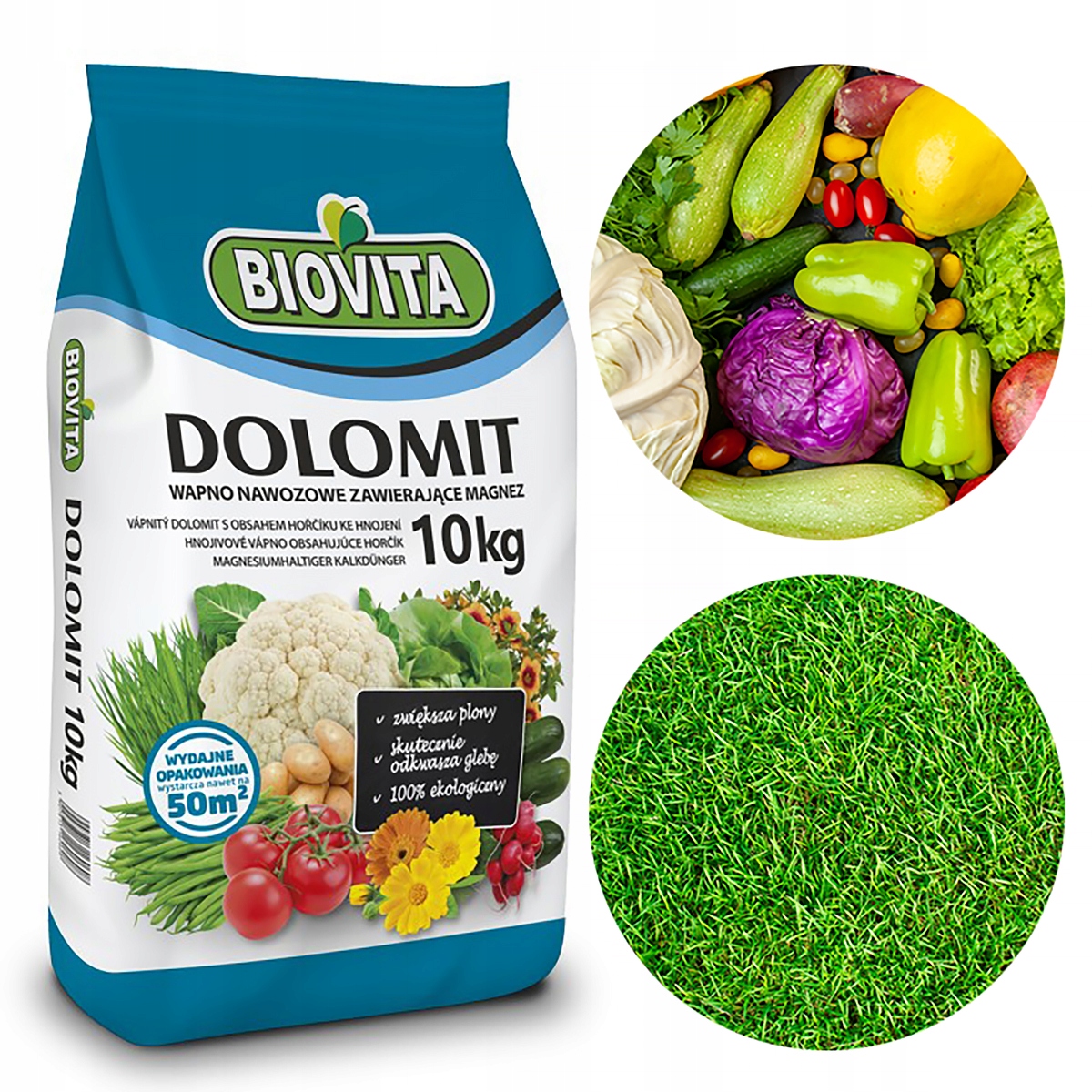 Dolomit vápencové hnojivo s hořčíkem pro substráty 10 kg za 104 Kč ...