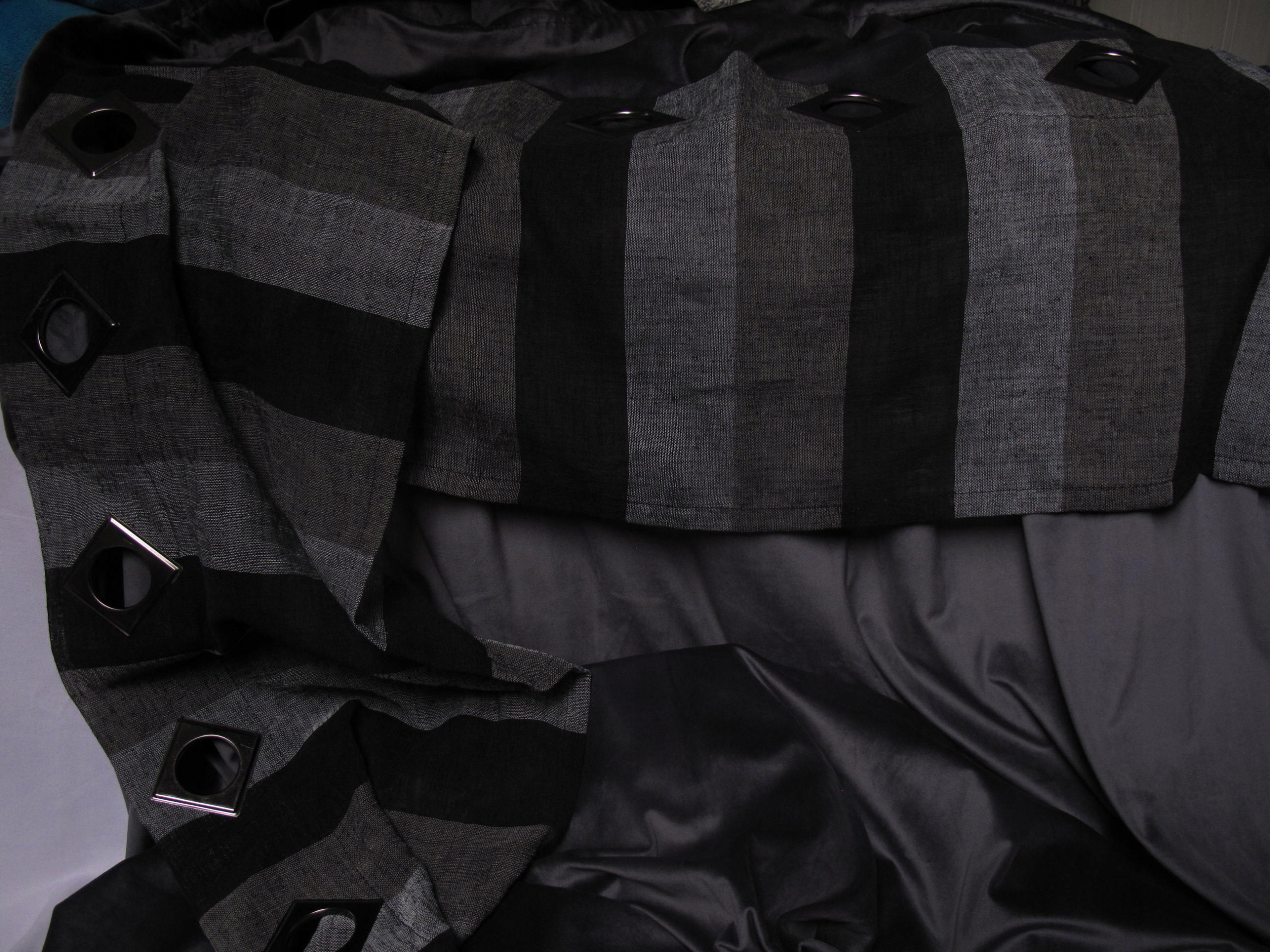 LAMBREKIN Z OKUCIAMI NOWY + 3 ZASŁONY AKSAMITNE • Cena, Opinie ...