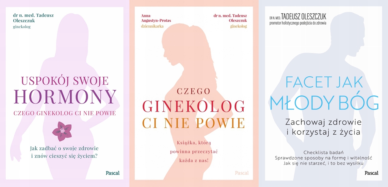 ZESTAW 3w1 USPOKÓJ SWOJE HORMONY + CZEGO GINEKOLOG CI NIE POWIE + FACET ...