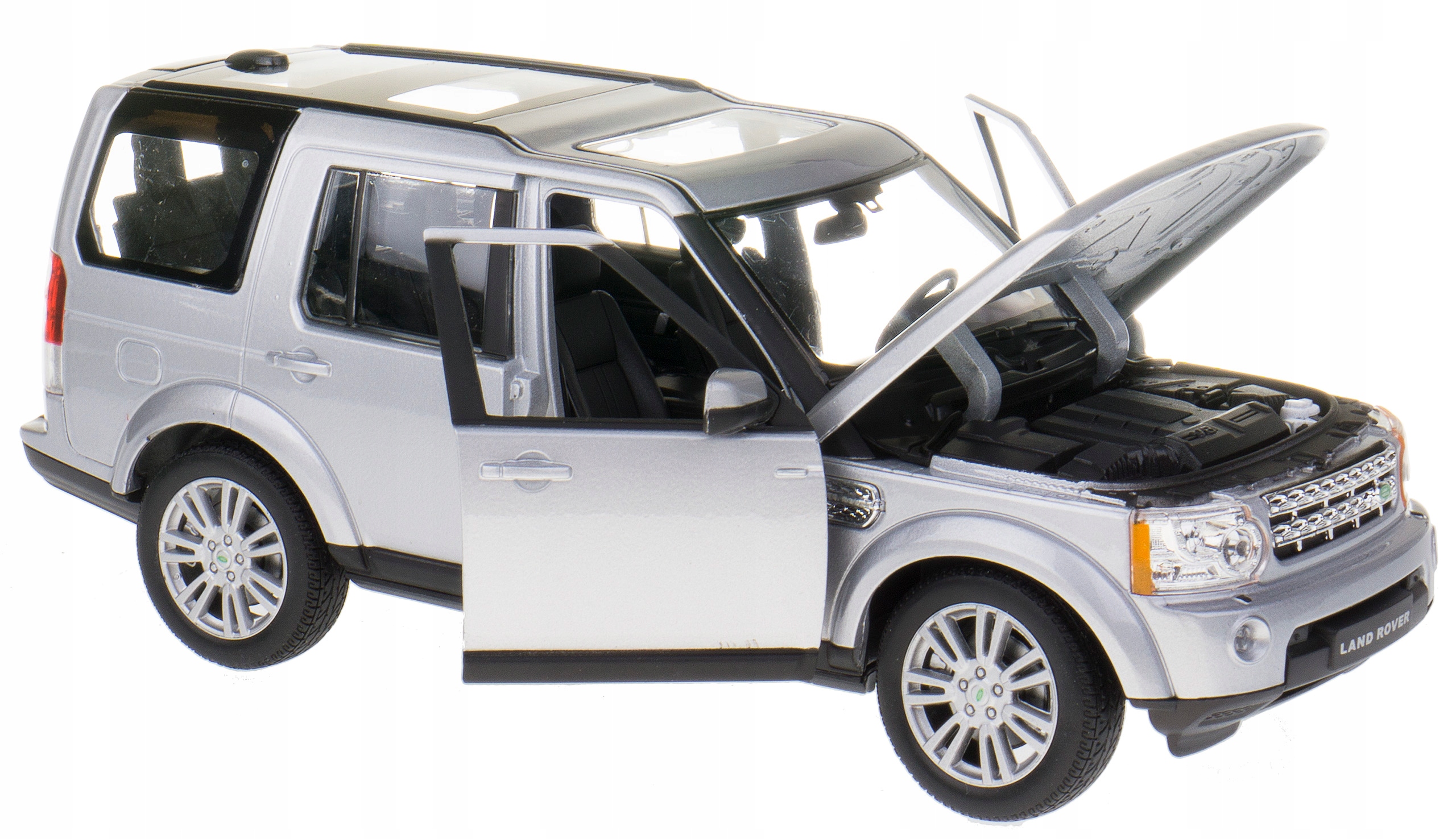 LAND ROVER DISCOVERY 4 MODEL METALOWY WELLY 1:24 SREBRNY • Cena, Opinie ...