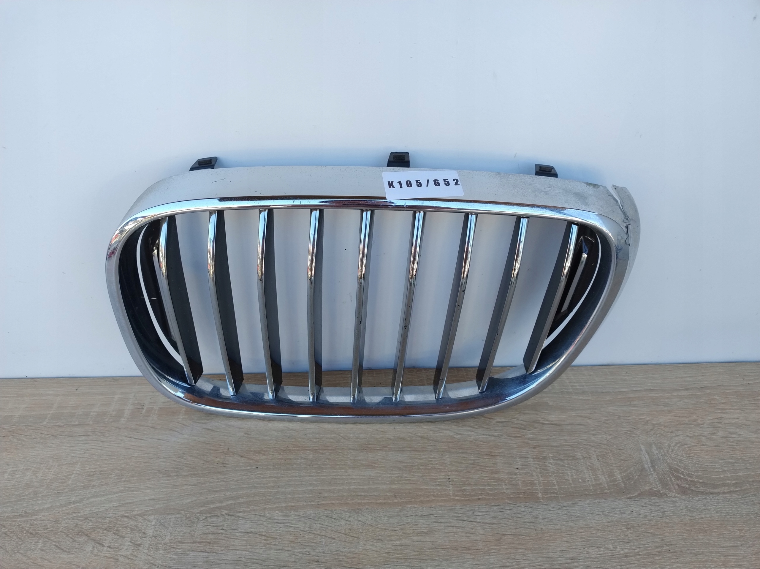 BMW 7 G11 G12 LEWA NERKA ATRAPA KRATKA CHROMY 51137357011 K105/652 ...