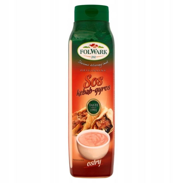 Folwark Sos KEBAB GYROS OSTRY 800g (5904001547692) • Cena, Opinie ...