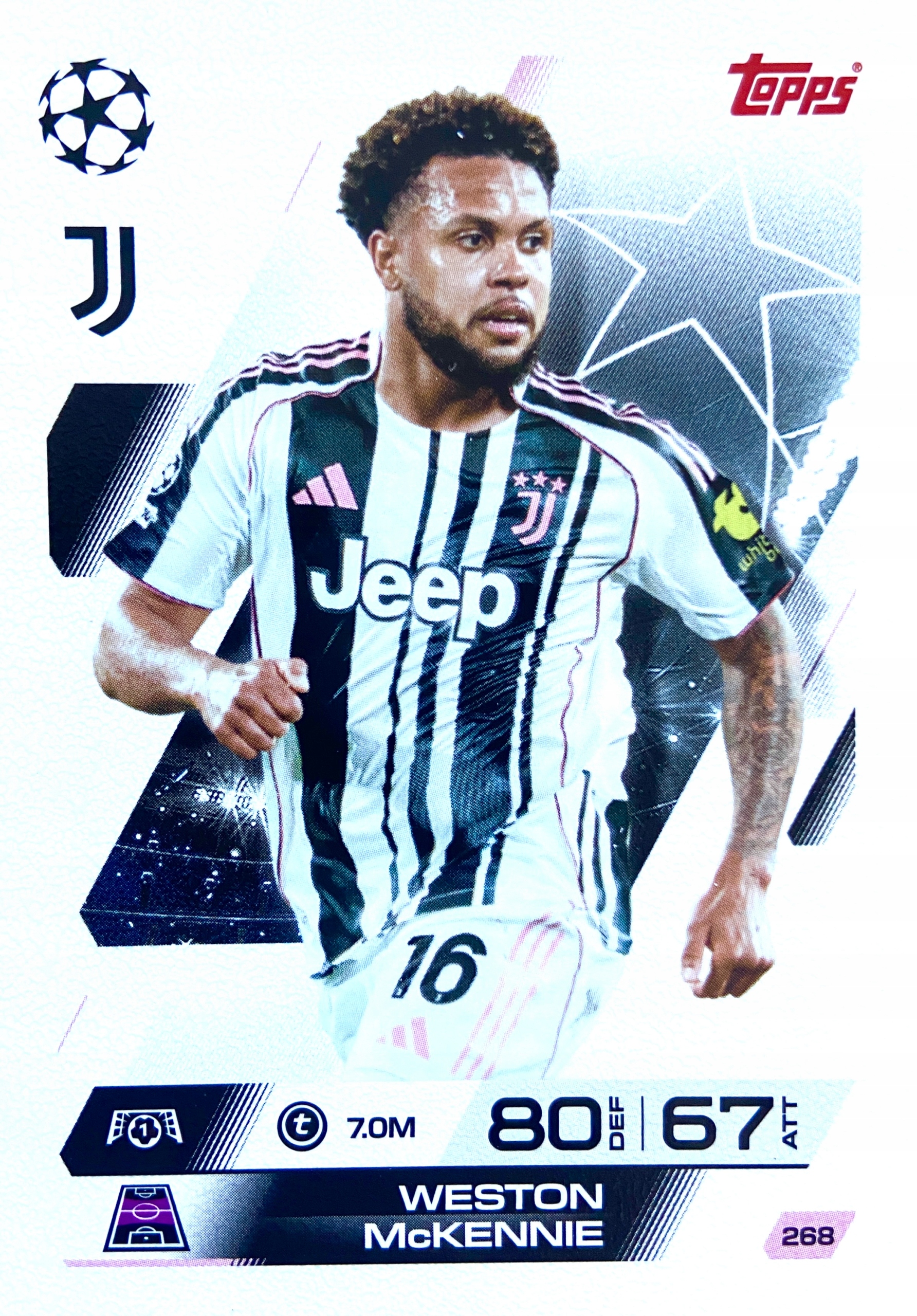 MATCH ATTAX UCL 2025/26 2026 BASE 268 WESTON McKENNIE JUVENTUS TURYN • Cena, Opinie - Allegro