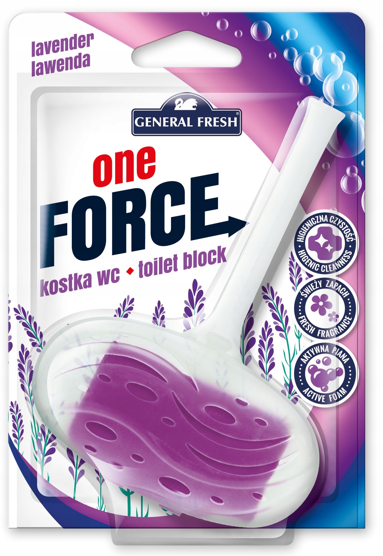 Tábornok wc kocka one force levendula 4in1 40g za 280.00HUF-ért - Allegro
