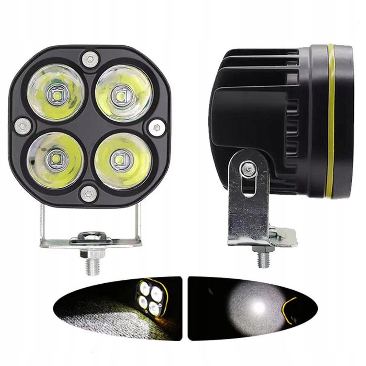 AUTOMOBILOVÁ LED PRACOVNÍ LAMPA REFLEKTOR HALOGEN 40W 12V-24V 2ks, (4016660090806) • Ceny ...