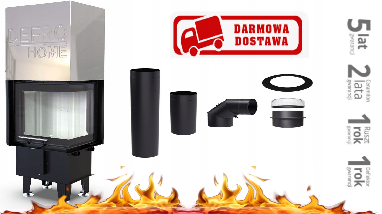 Piec Defro INTRA XSM BP MINI G Michał Kominki (Defro Home) • Cena ...