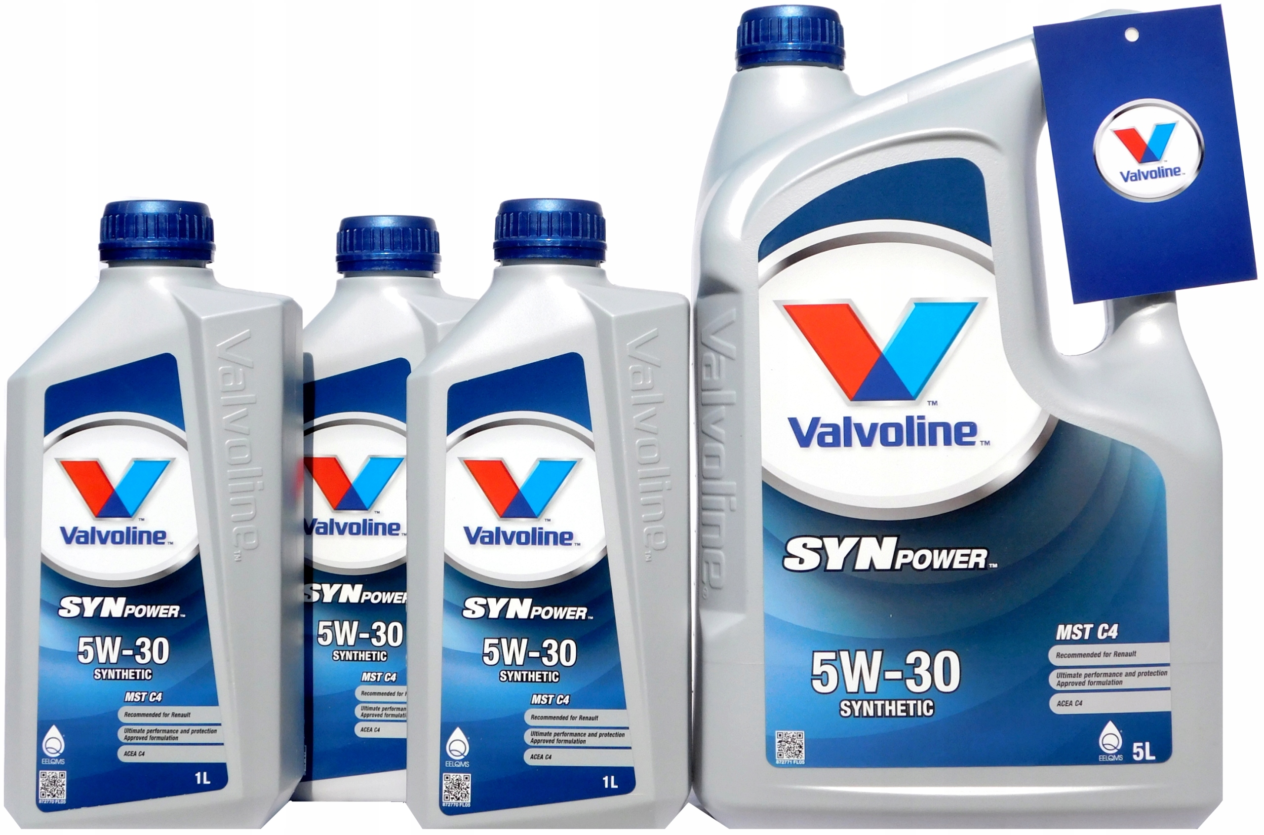 VALVOLINE SynPower MST C4 5W30 8L RENAULT DACIA RN0720 DPF 872771 ...