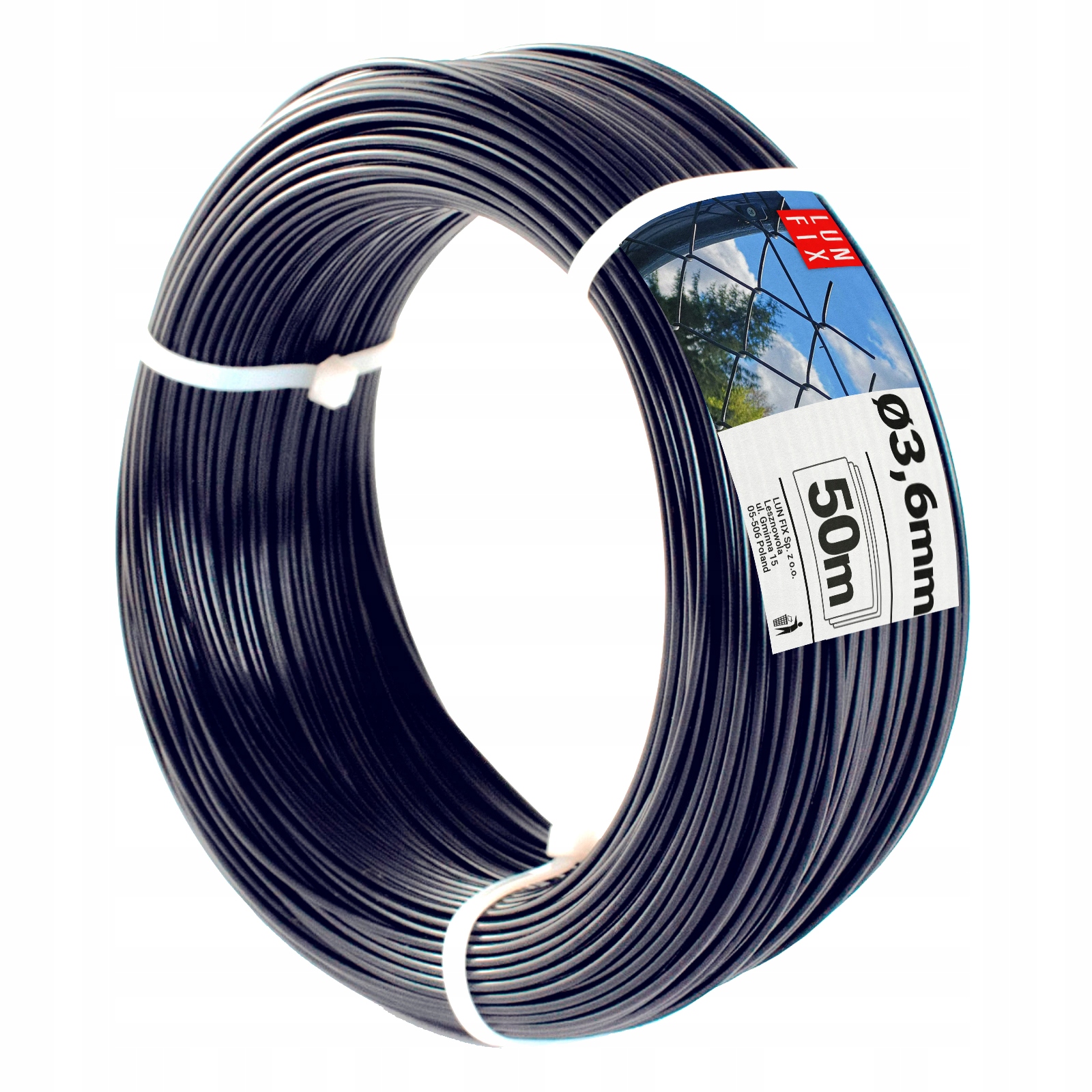 Napínací drát pozinkovaný Lun Fix 50 m x 3,6 mm - Allegro