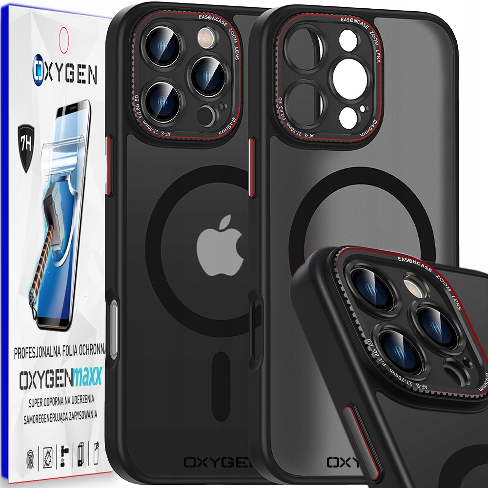 Plecki OXYGEN do Apple iPhone 15 Pro Max czarny - Sklep, Opinie, Cena w ...