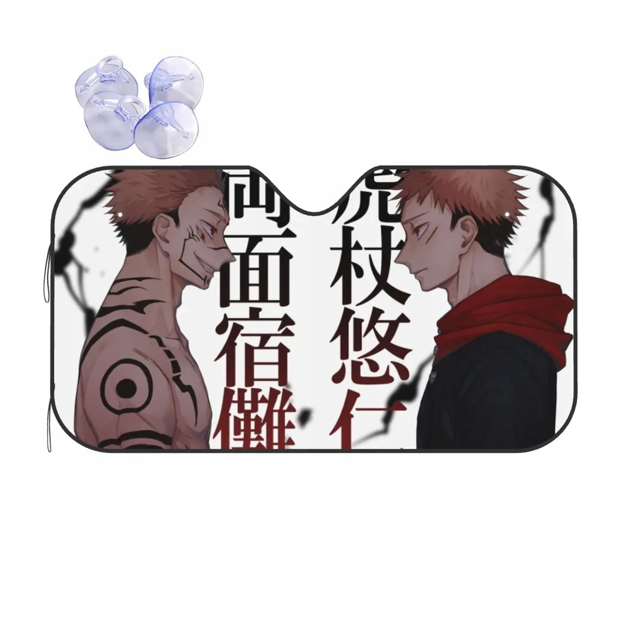 Osłony przeciwsłoneczne Sukuna Yuuji Sunshade Windscreen Jujutsu Kaisen ... Osłony przeciwsłoneczne Sukuna Yuuji Sunshade Windscreen Jujutsu Kaisen ...