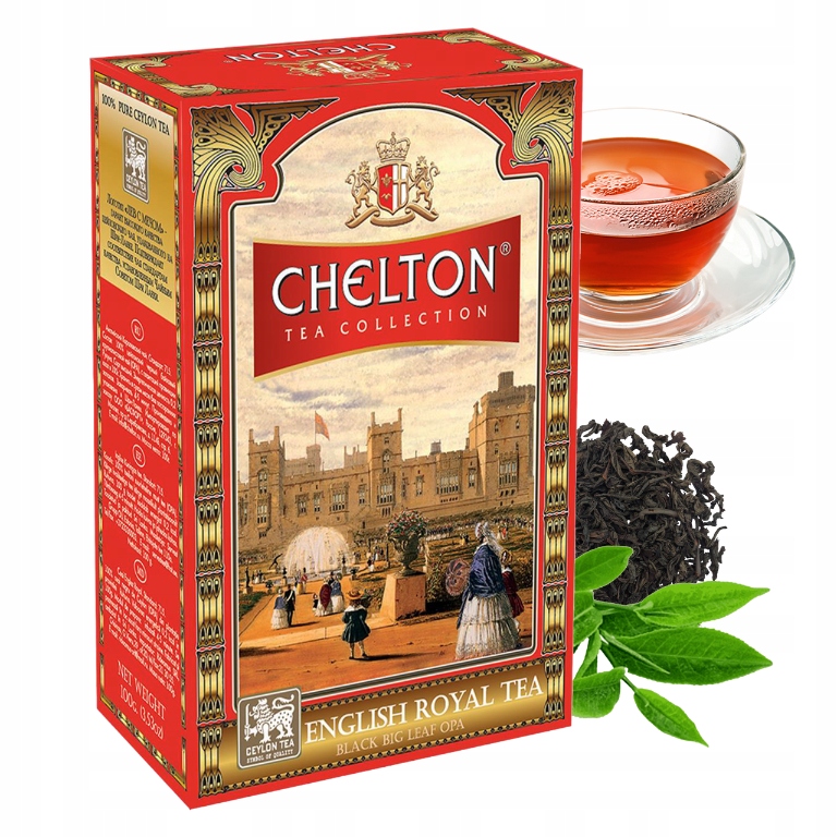 CHELTON herbata czarna ENGLISH ROYAL TEA królewska LIŚCIASTA 100 G ...