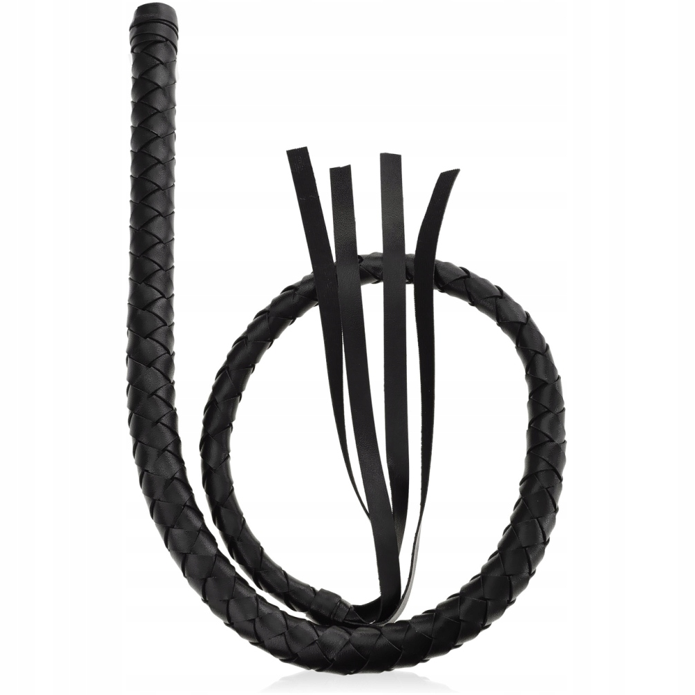 Długi bicz 108 cm skórzany bicz do surowych kar (5905054520472) • Cena ...