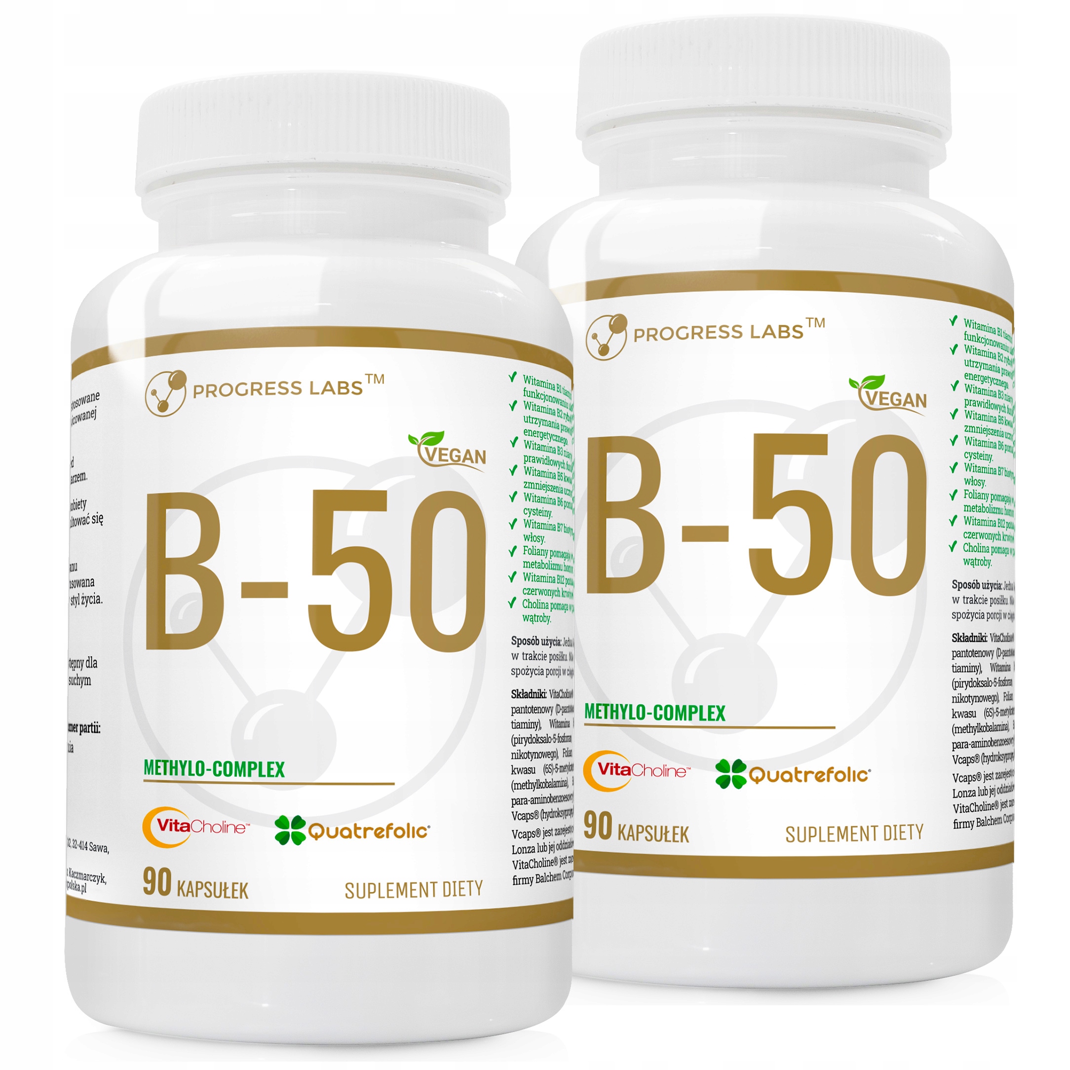 WITAMINA B-50 COMPLEX B50 METYLOWANA Odporność Prawidłowy Rozwój 180 ...