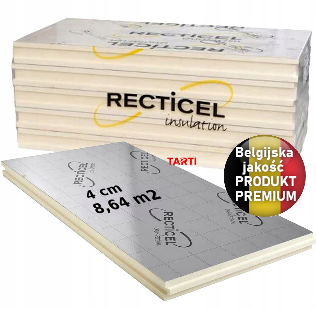 Płyta PIR 4 cm RECTICEL EUROWALL 1200 x 600 mm (5411545041567) • Cena ...