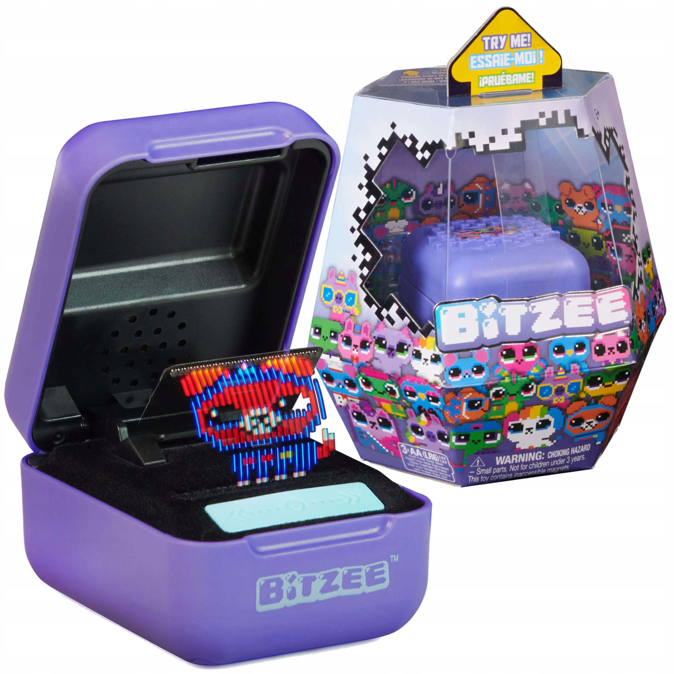 Zwierzątko interaktywne Spin Master Bitzee fioletowy (778988491089 ...